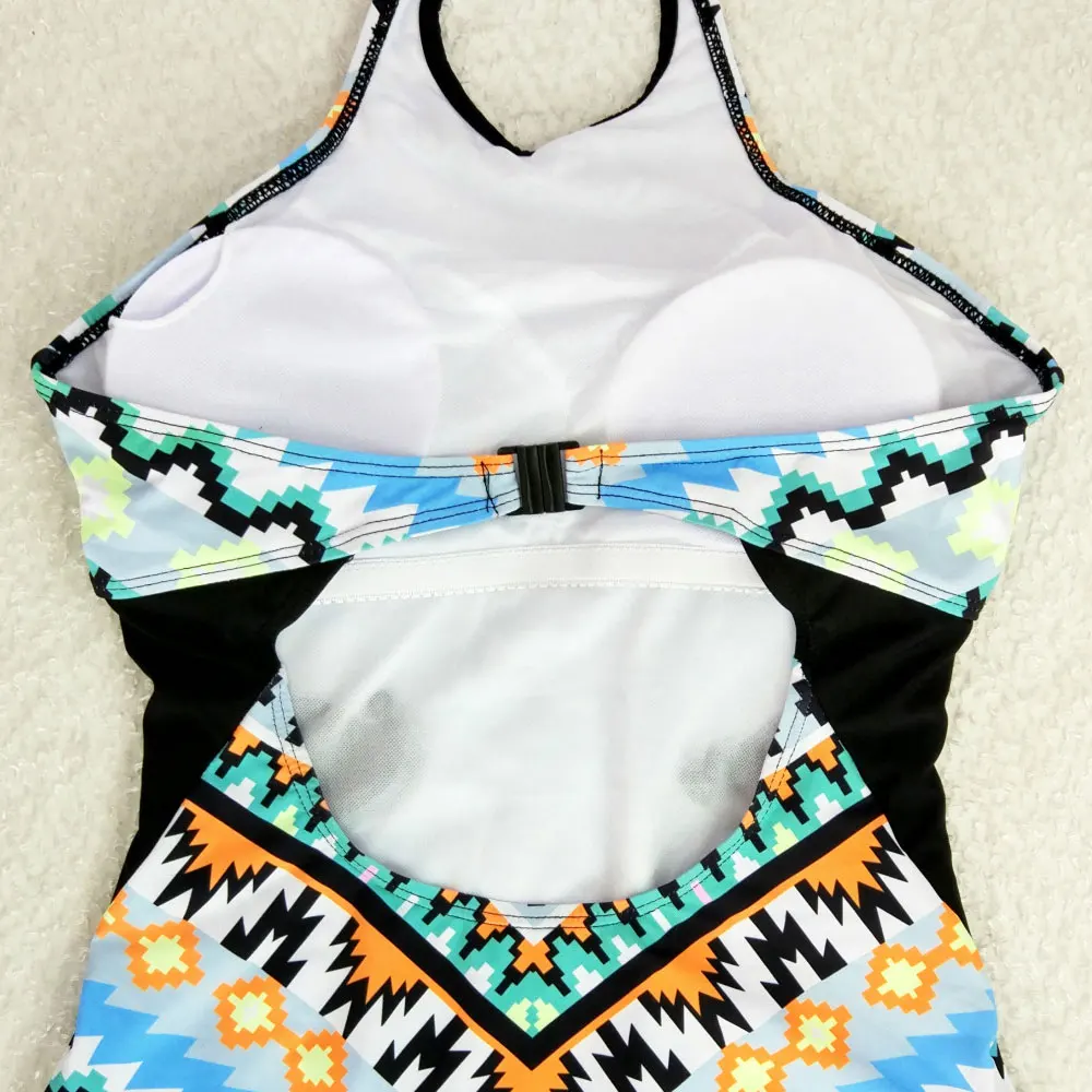 Discount Up to 50% HELLO BEACH Summer One Piece SwimSuit Printed ...