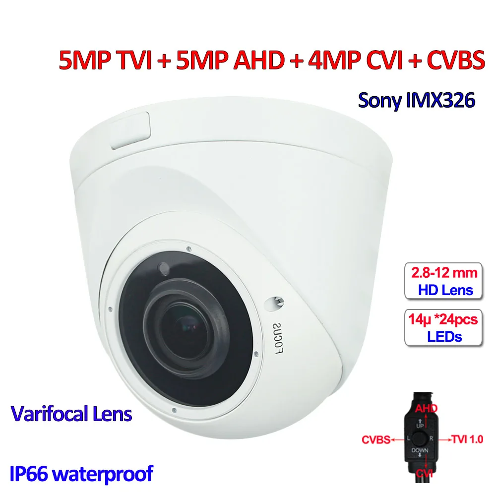 IMX326 sensor 4 in 1 5MP TVI 4MP AHD CVI 960H surveillance cameras ...