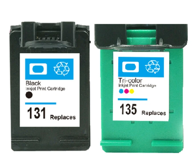 hisaint Compatible ink cartridges for HP 131 Black 135 Color Cartridge ...