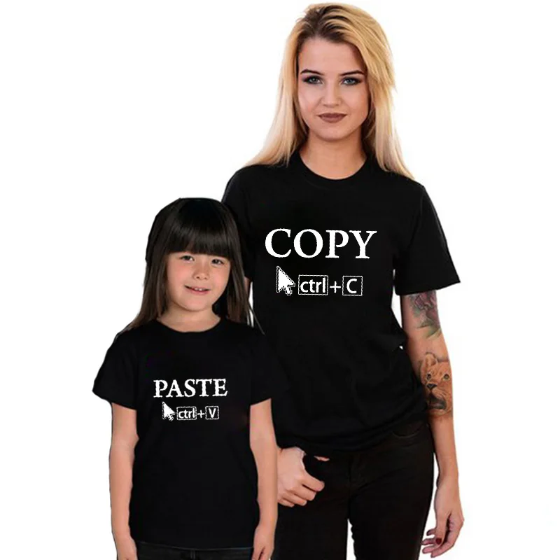 Enjoythespirit Couple Tshirt Copy And Paste Cute Mother And Daughter