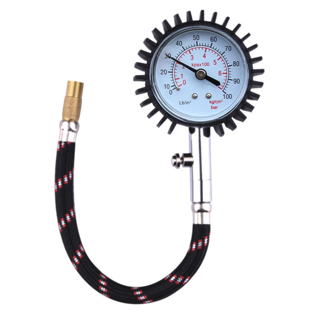 Medidor de presión preciso para neumáticos de automóviles, medidor de Dial de aire para ...
