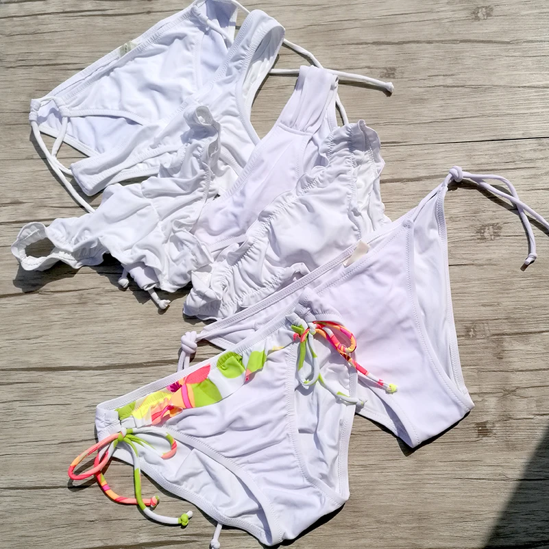 Buy Women Bikini White Bottoms 2018 Sexy Secret Cheeky