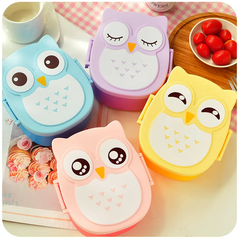 Hot Sale Cute Plastic Lunch Box Portable Bento Box Picnic Food ...