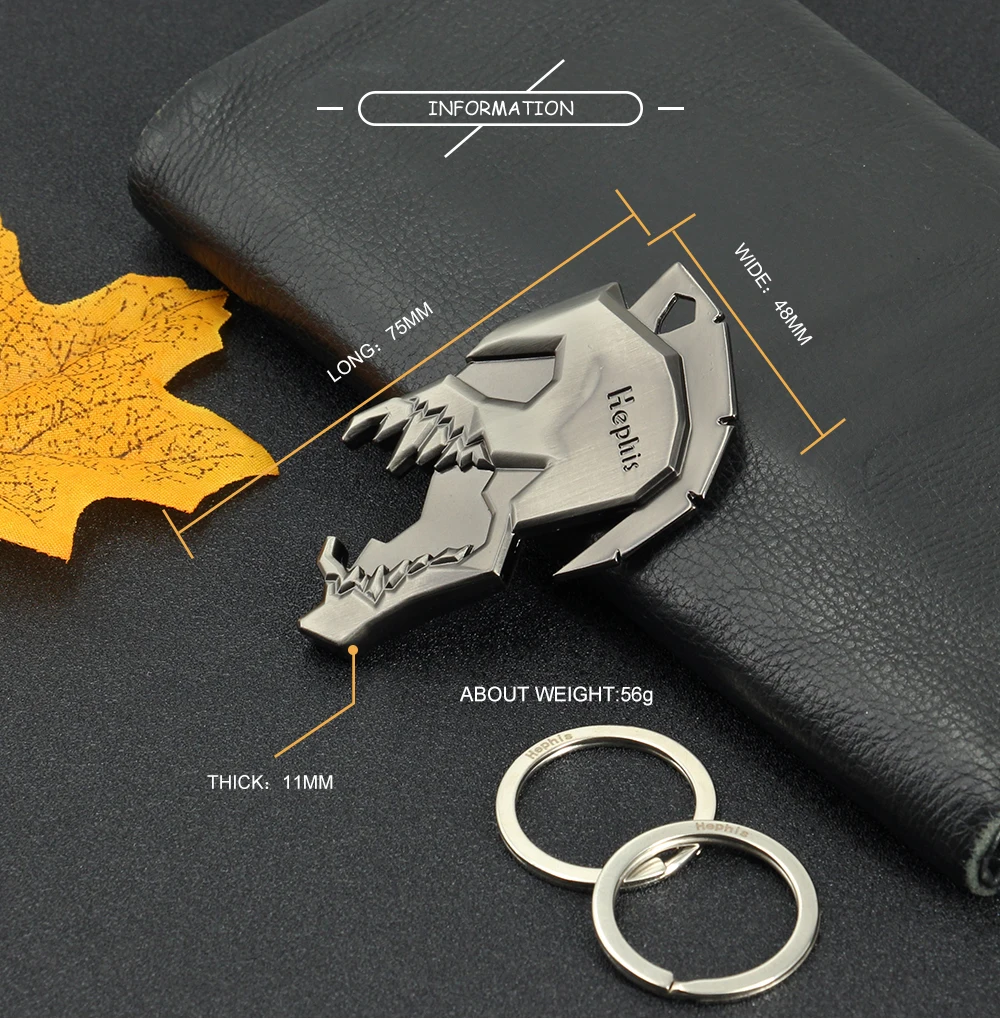 Hephis Карабин брелок для ключей и уникальный мужской Автомобильный ...