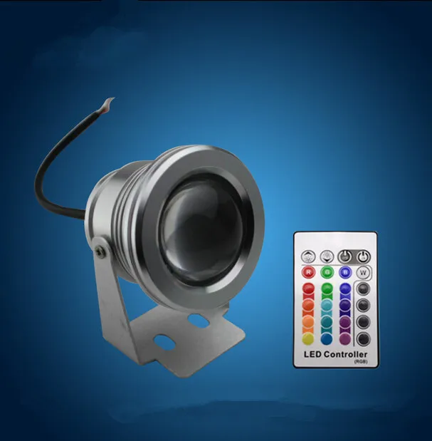 10W RGB 12V LED underwater light single color for swimming pool,flood ...