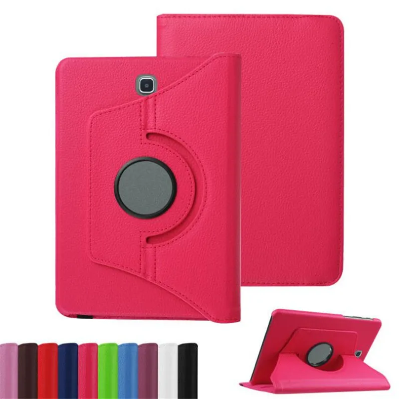 Funda para tableta Samsung Galaxy Tab S2 de 8,0 pulgadas, cubierta de cuero con soporte plegable ...