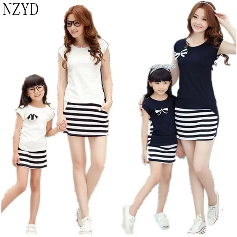 2017 New Fashion Family Matching Clothing Tops+Shorts Suit Kids Adult ...
