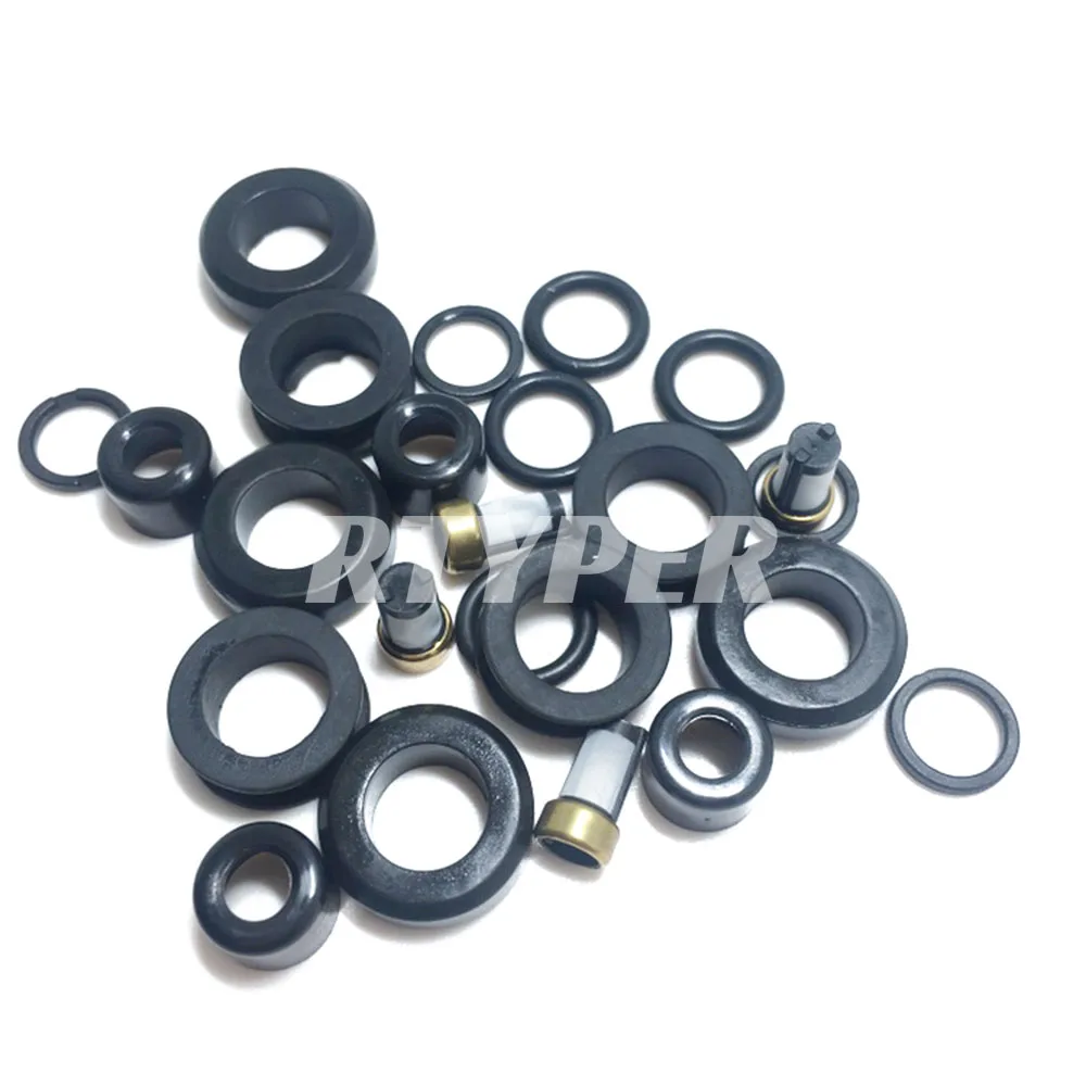 Четыре комплекта ремонтные наборы деталей топливной форсунки микро фильтр кольцо пластиковая ...