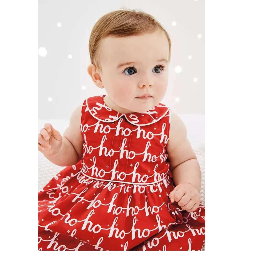 Baby Summer Girl Dress With Sleeveless Baby Birthday Dress Printed Cute Baby Summer Girl Dress With Sleeveless Baby Birthday Dress Printed Cute