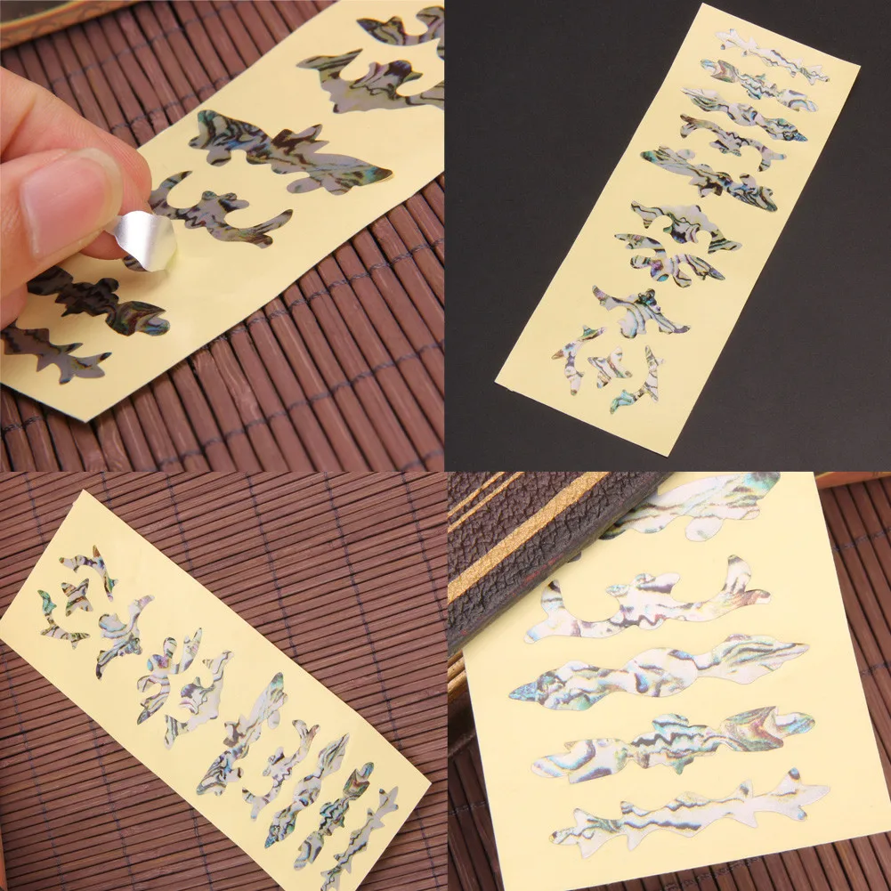 Electric Acoustic Guitar Stickers Bass Guitar Bass Inlay Sticker ...