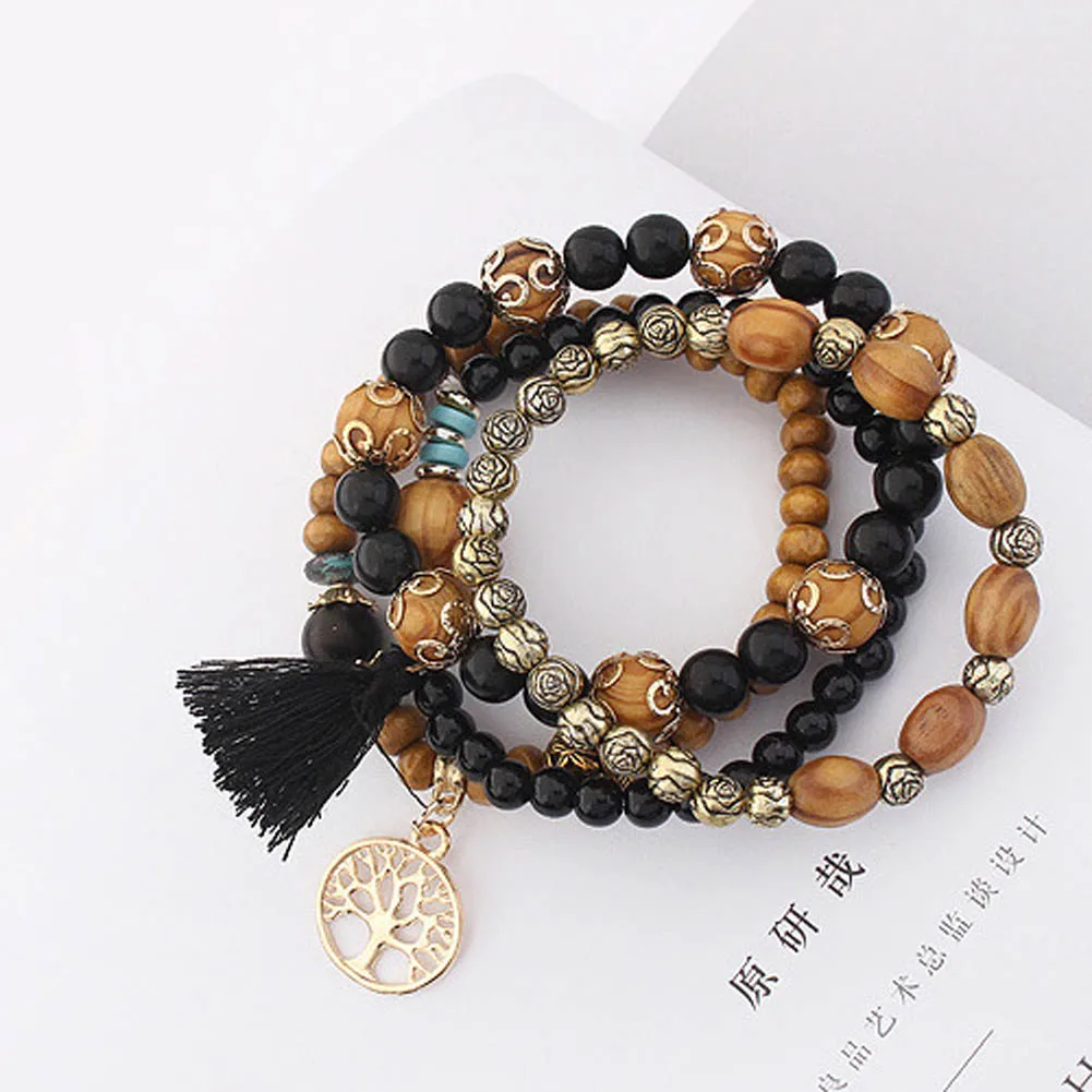 Купить 2017 Mile дерево из пива Bohemia эластичный талисман браслеты ...