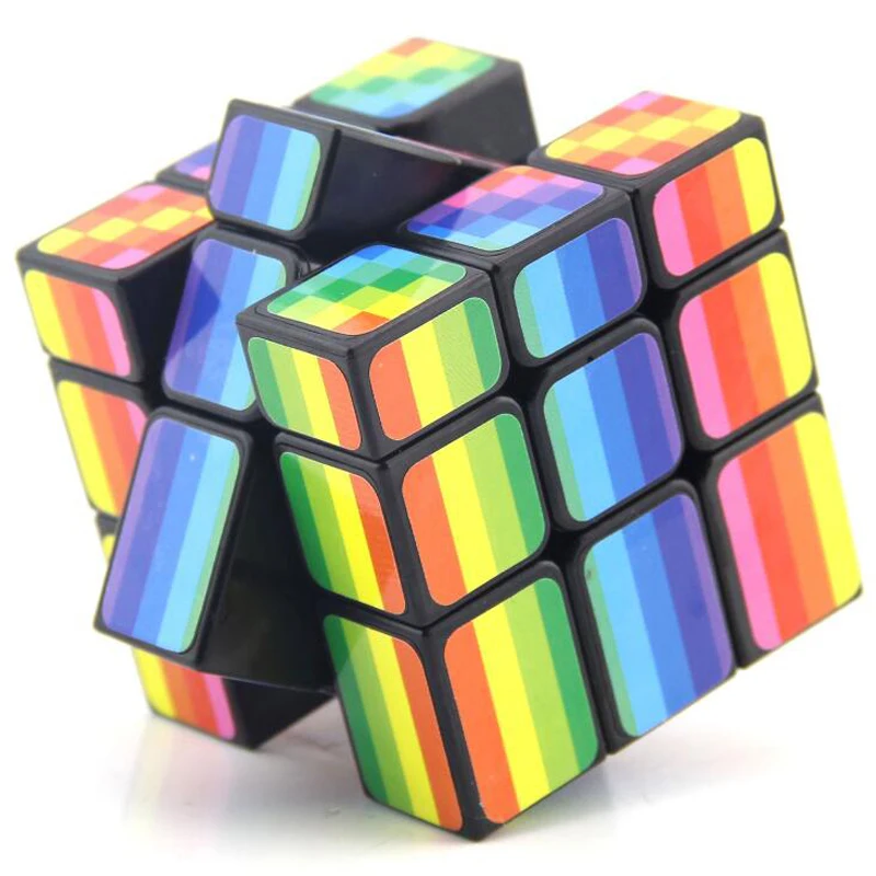 Magic Mirror Cube Toys Professional Magic Cast Coated Puzzle Speed Cube ...