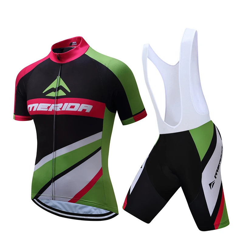 Merida bicycle jersey 2017 big green air cycling clothing summer wear ...