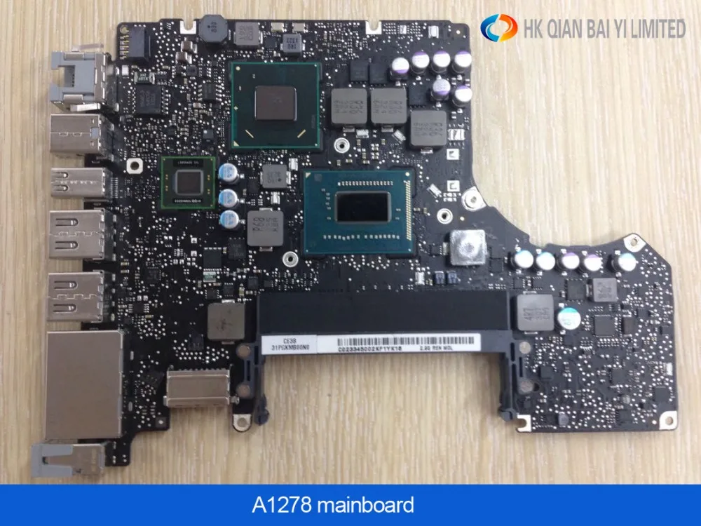 New Motherboard for Macbook Pro 13" Laptop A1278 Logic Board i7 2.7GHz ...
