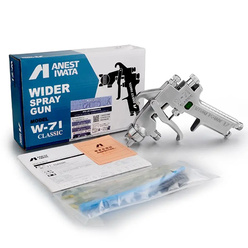 Original Japan Anest Iwata W-71c Professional Spray Gun Paint Sprayers Pneumatic Tools Spray ...