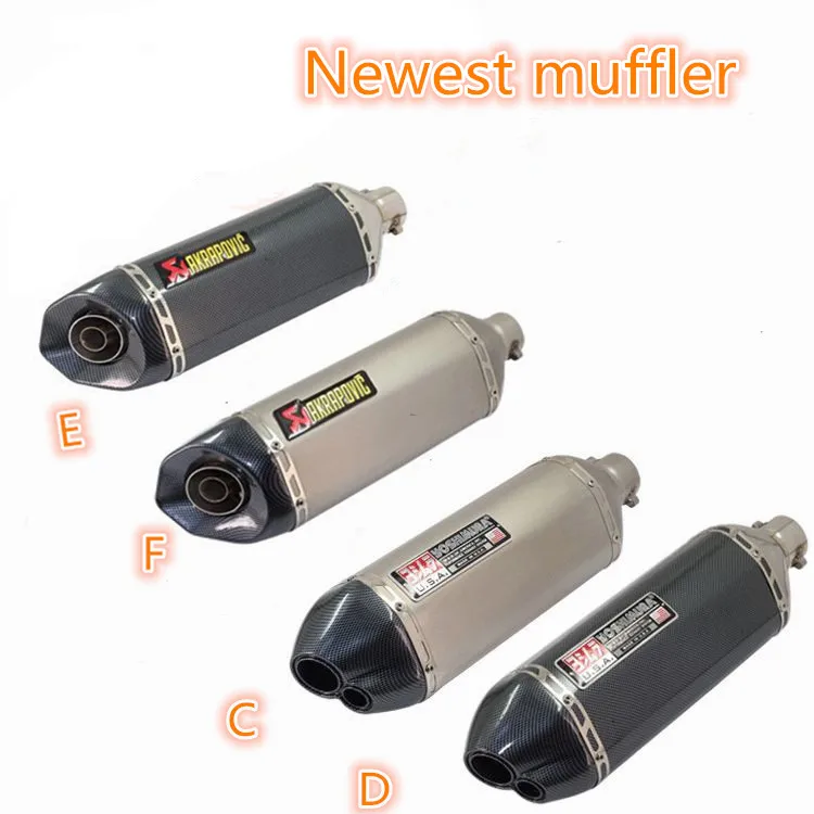 Universal Motorcycle Modified Scooter Akrapovic yoshimura Exhaust ...