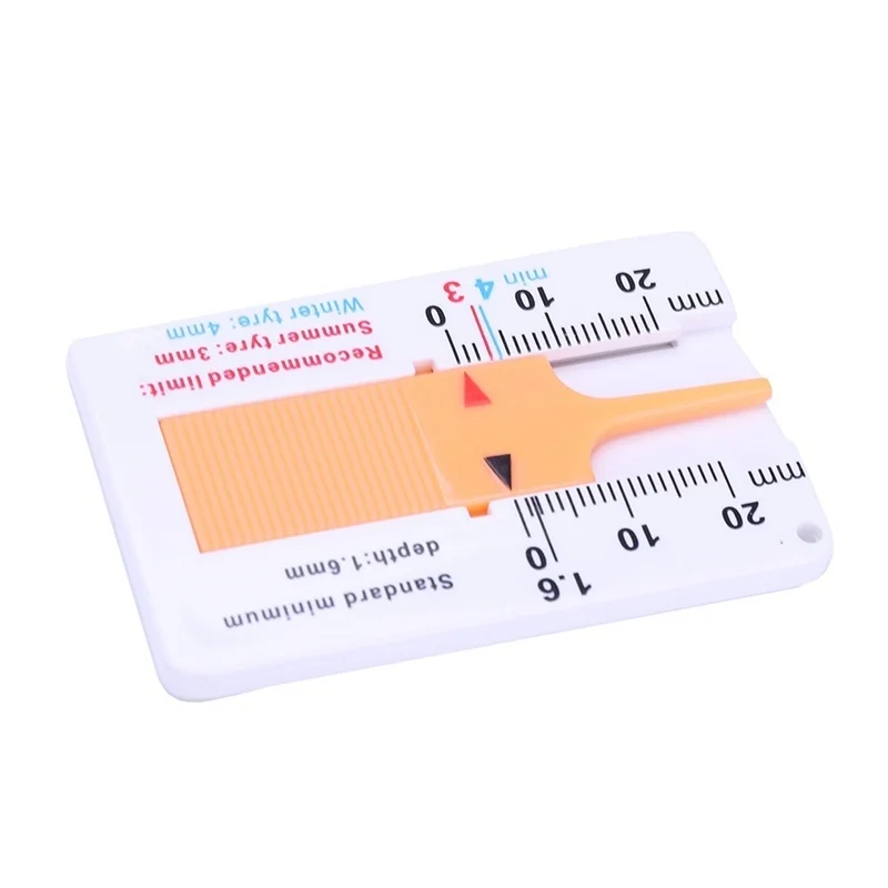 Car Motorcycle Tyre Tread ruler Depth Gauge Caliper Caravan Trailer ...