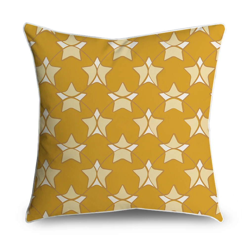 45*45 cm Geometry Vintage Home Decor Square Pillowcases Personalised ...