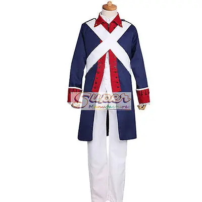 DJ DESIGN APH Hetalia: Axis Powers Alfred United States War Cos Uniform ...