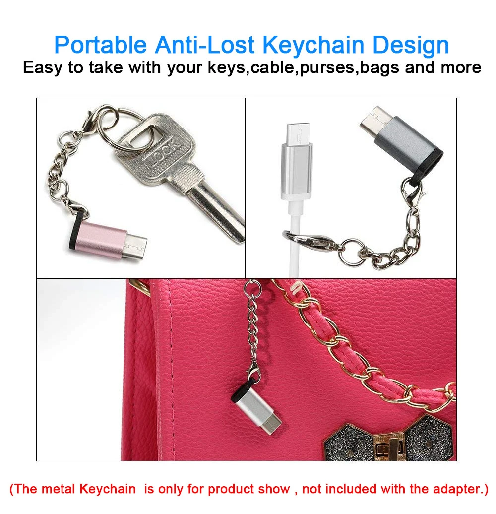 Адаптер Ascromy type C USB-C с разъемом Micro USB для Xiaomi Pocophone F1 samsung Galaxy S9 S8 ...