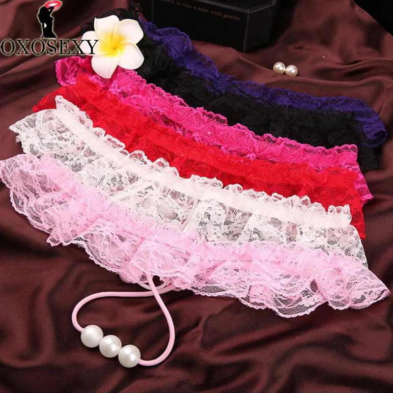 Schwarz rot rosa frauen G string Tanga Transparent sehen durch Sexy Höschen Unterwäsche Frauen ...