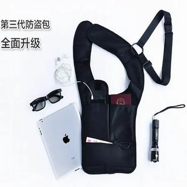 FBI-Armpit-Backpack-Anti-Theft-Security-Holster-Strap-on-Travel-Hidden ...