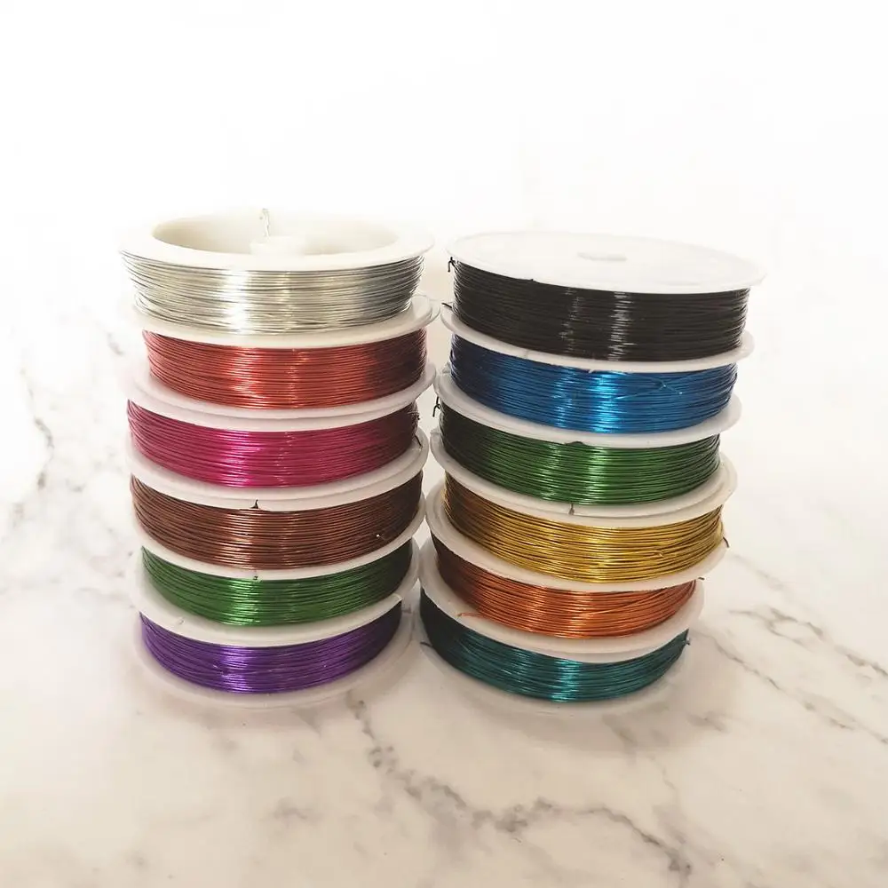 50Meter-Iron-Craft-Wire-0-4mm-Spool-Soft-DIY-String-Jewelry-Craft-Metal ...