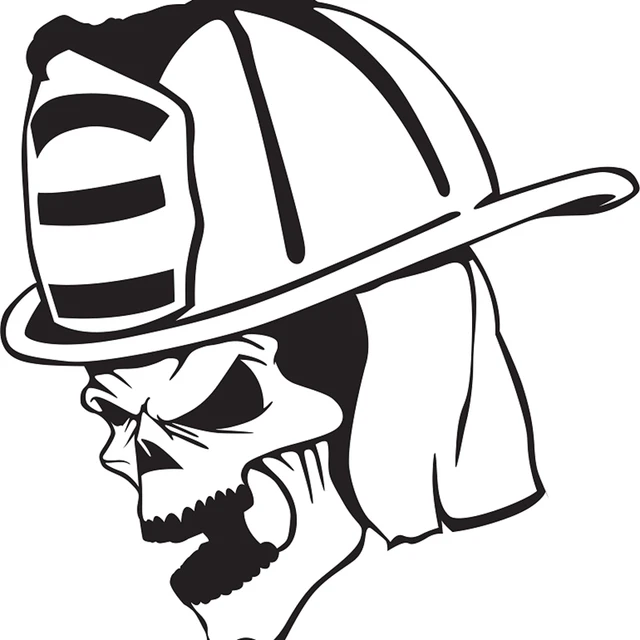 Fire Helmet Outline