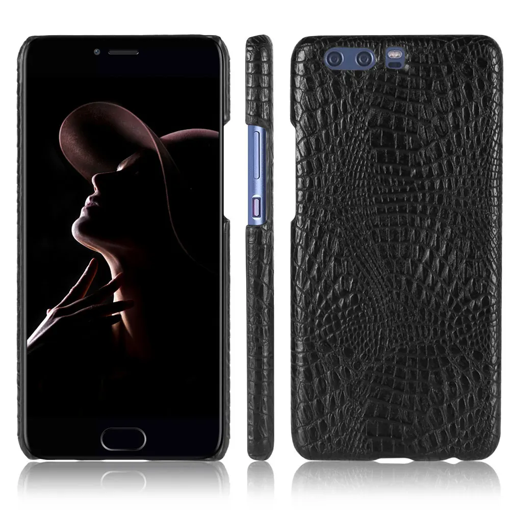 For Huawei P10 plus case crocodile skin hard back cover capas for ...