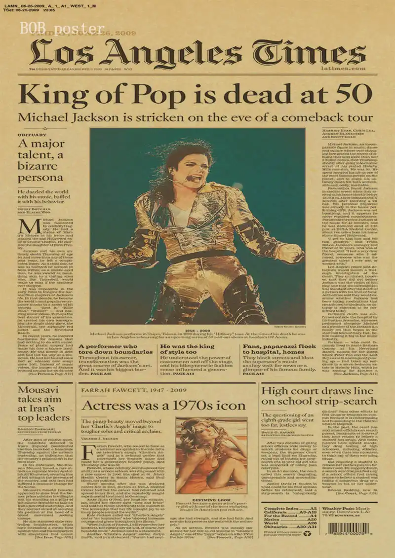 Retro poster New York Times newspaper poster/ daily news/ Kraft Old ...