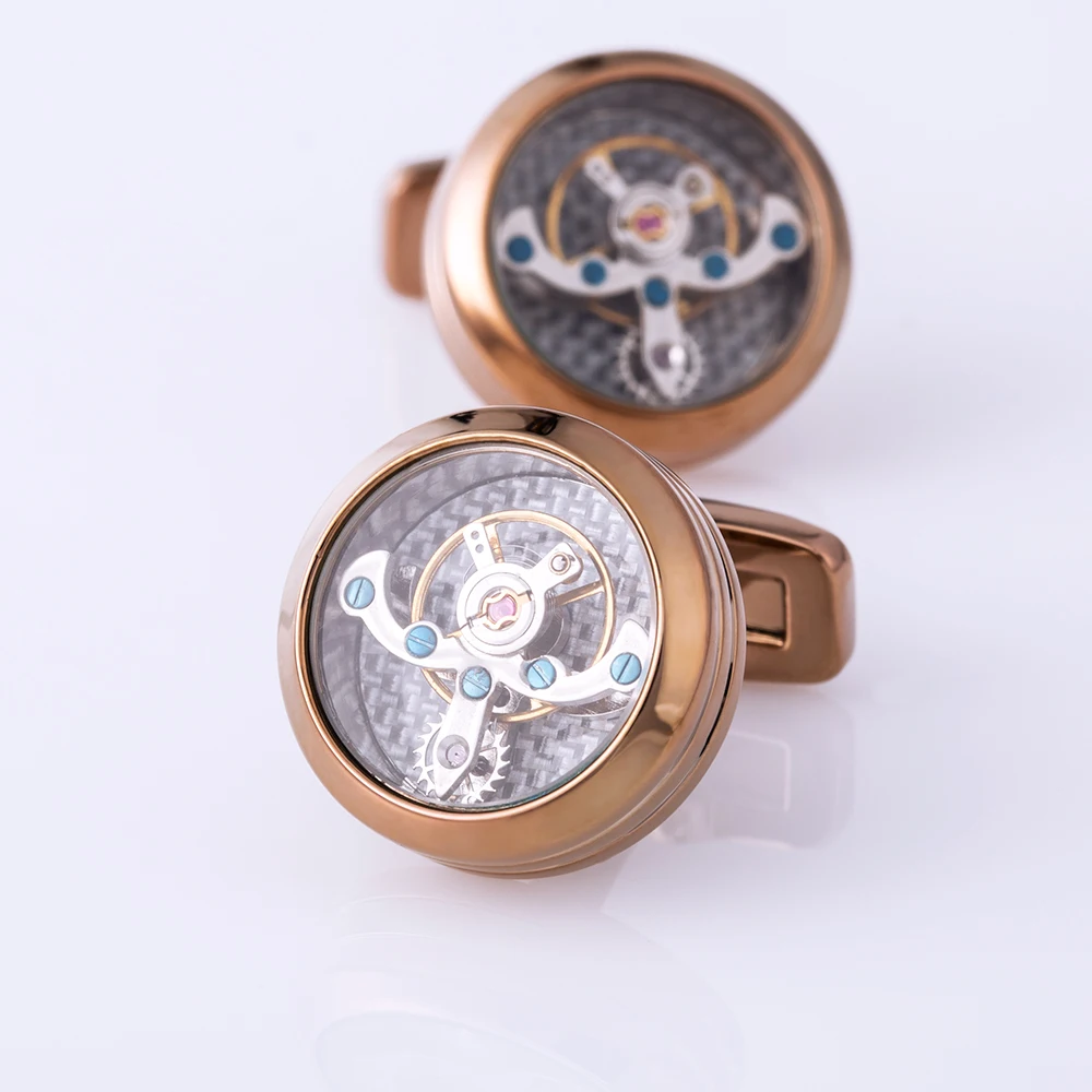 KFLK Jewelry Shirt Cufflink For Mens Brand Cuff Button Watch Mechanical ...