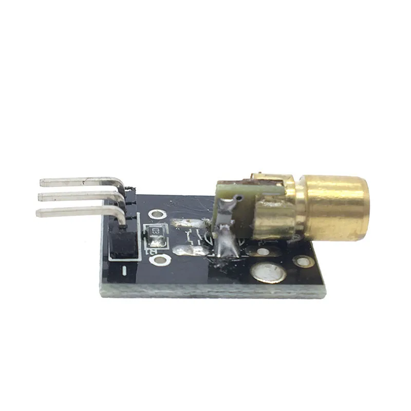 KY-008 650nm Laser sensor Module 6mm 5V 5mW Red Laser Dot Diode Copper ...