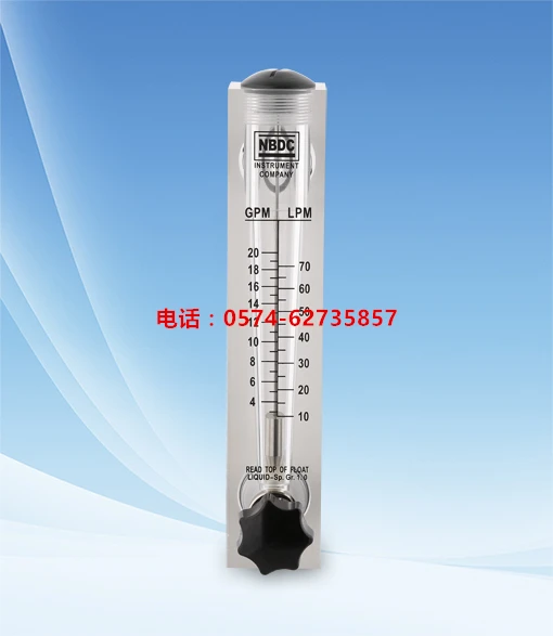 LZT 2520M V medidor de flujo de válvula tipo panel 20GPM|flow meter ...