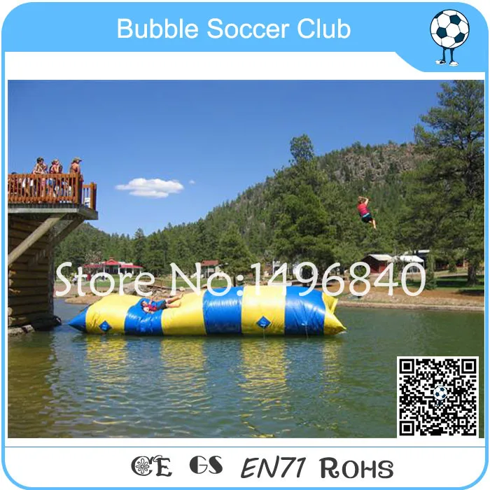 Free Shipping 8m Hot Sales Inflatable Water Catapult Blob For Adult And ...