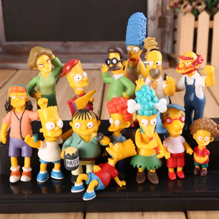 Los Simpsons colección Rare 14 unids/lote juego completo miniatura ...