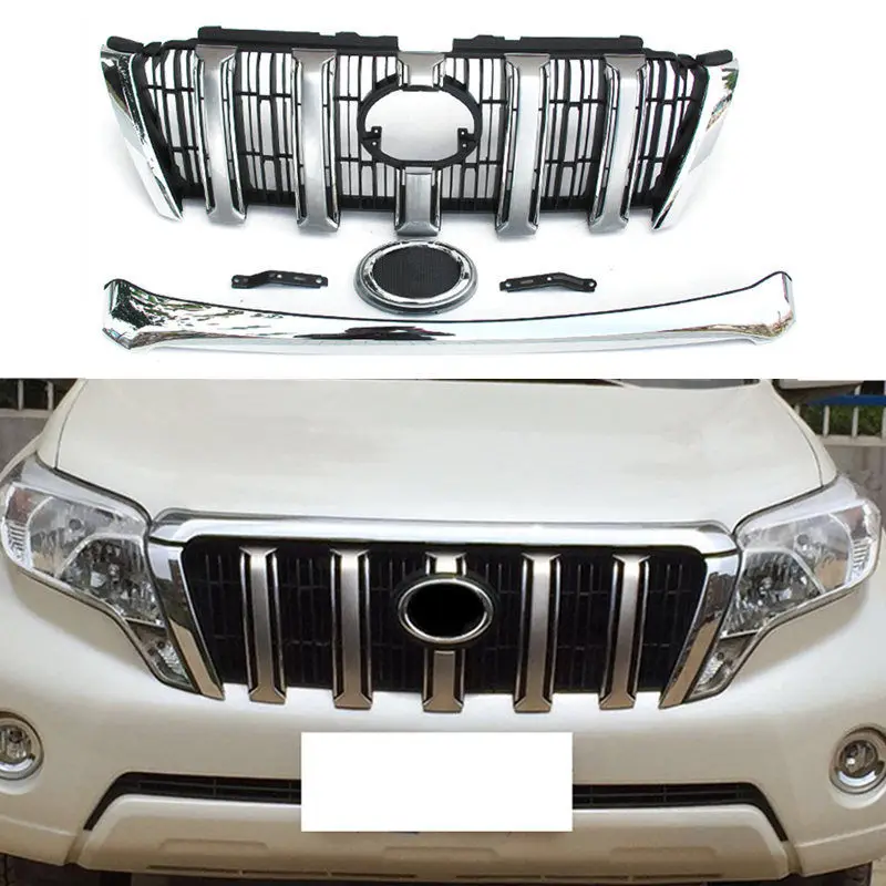 For Toyota Prado 2014 2016 Car Parts Engine Cover Trim Car Grille ...