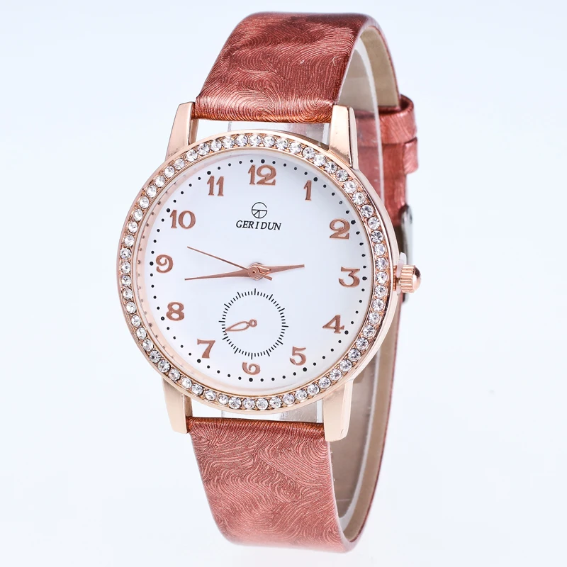2017 New Arrival Rose Gold Watch Fashion Woman Quartz Wrist Watch ...