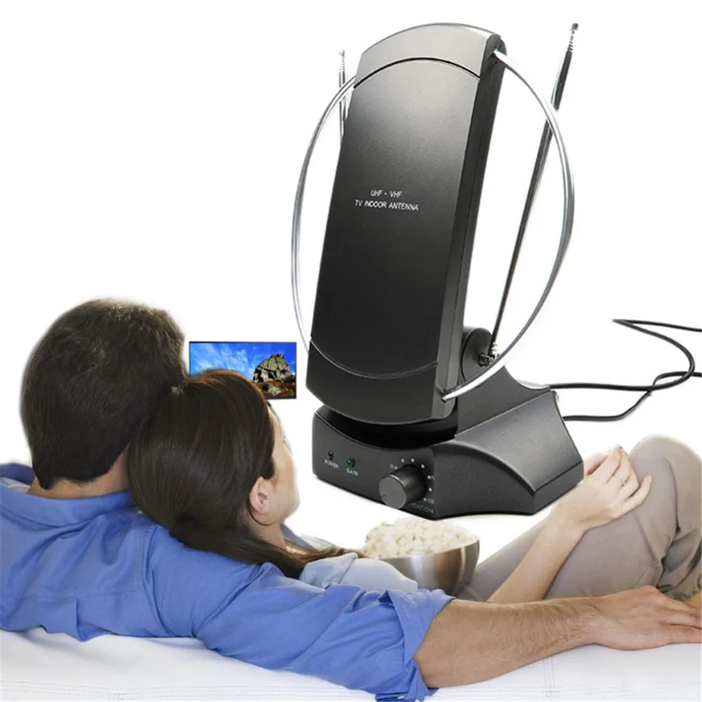 US Type Digital Power Amolifier HDTV Antenna With Zoom Function FM ...