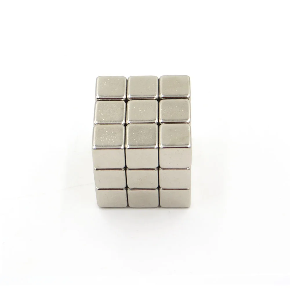 27PCS Magnet Cubes 10*10*10mm Strong Rectangle Rare Earth NdFeB Block ...