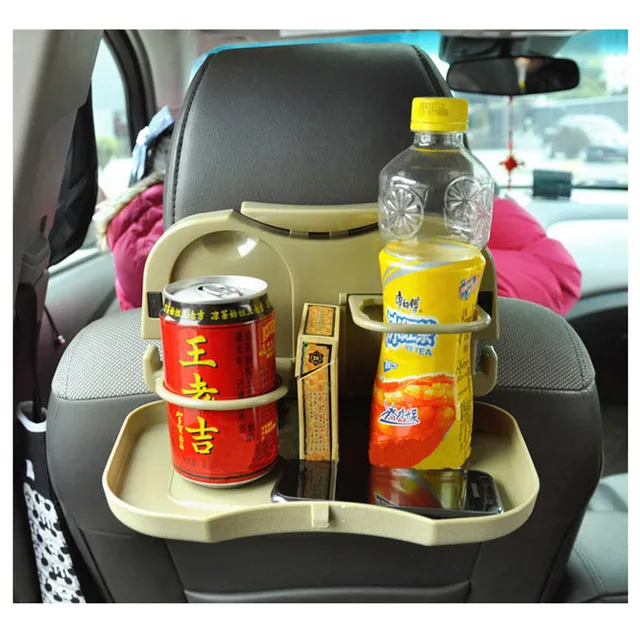 Stable Folding Car Dining Table Auto Drink Food Cup Tray Car Back Seat ...