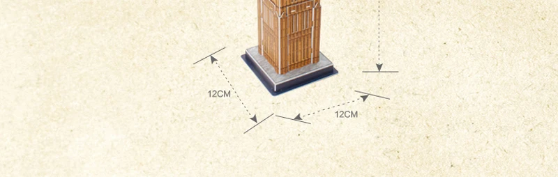 New York The Empire State Building Cubicfun 3D Puzzle DIY Toy ...