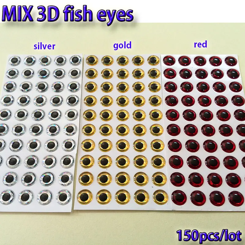 2023MIX-fishing-lure-eyes-fly-fishing-fish-eyes-fly-tying-material-lure ...