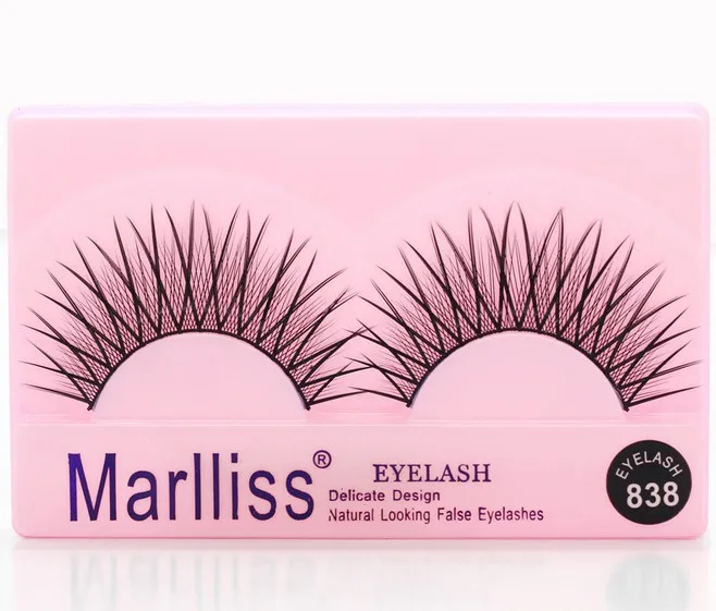 10 PAIRS crisscross and long FALSE EYELASH NO.838 FAKE EYE LASH SOFT ...