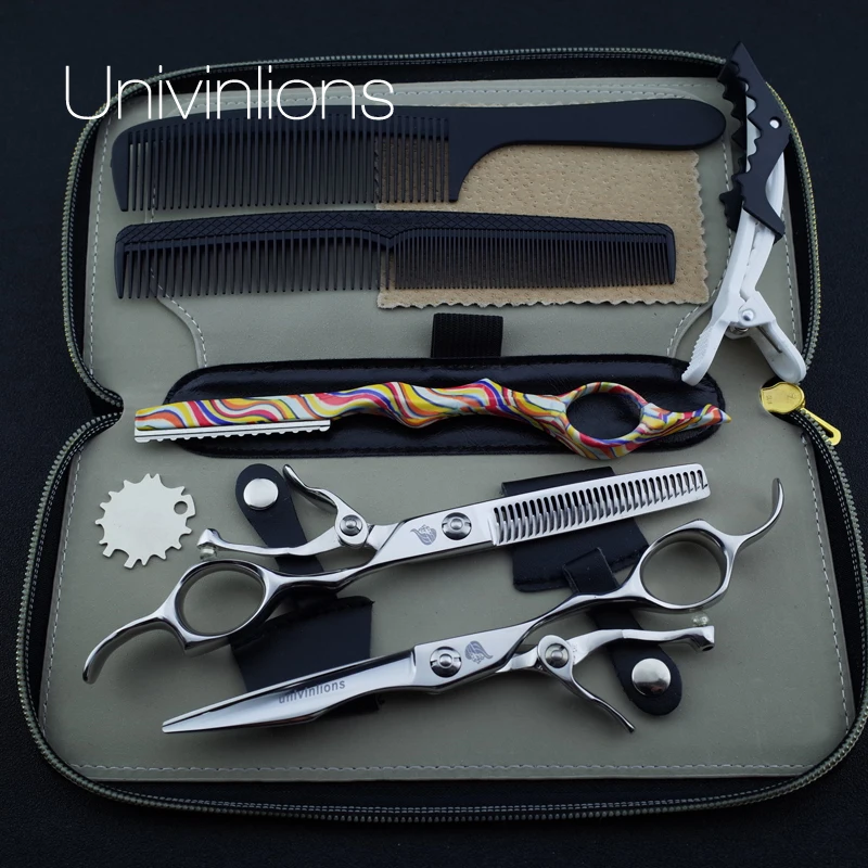 6-univinlions-440C-open-handle-best-barber-hair-scissor-hairdressing ...