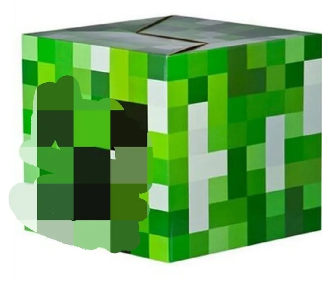 Minecraft Game Cardboard Enderman Creeper Steve Mask Baby Party Gift ...