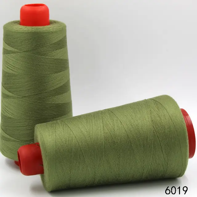 20S/3 cotton thread 0.35mm used for clothing fabric 3000m jean sewing ...