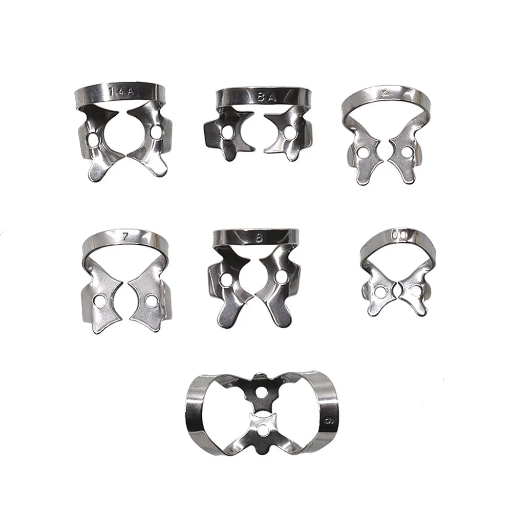 1pcs Dental Rubber Dam Clamp Stainless Steel Endodontic Restorative Dam ...