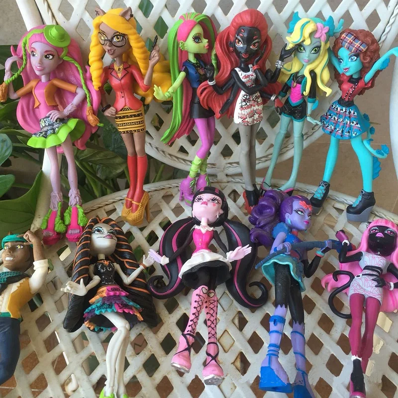 Aliexpress.com : Buy 3pcs/lot Monster Toys Dolls Model 15cm 18cm High ...