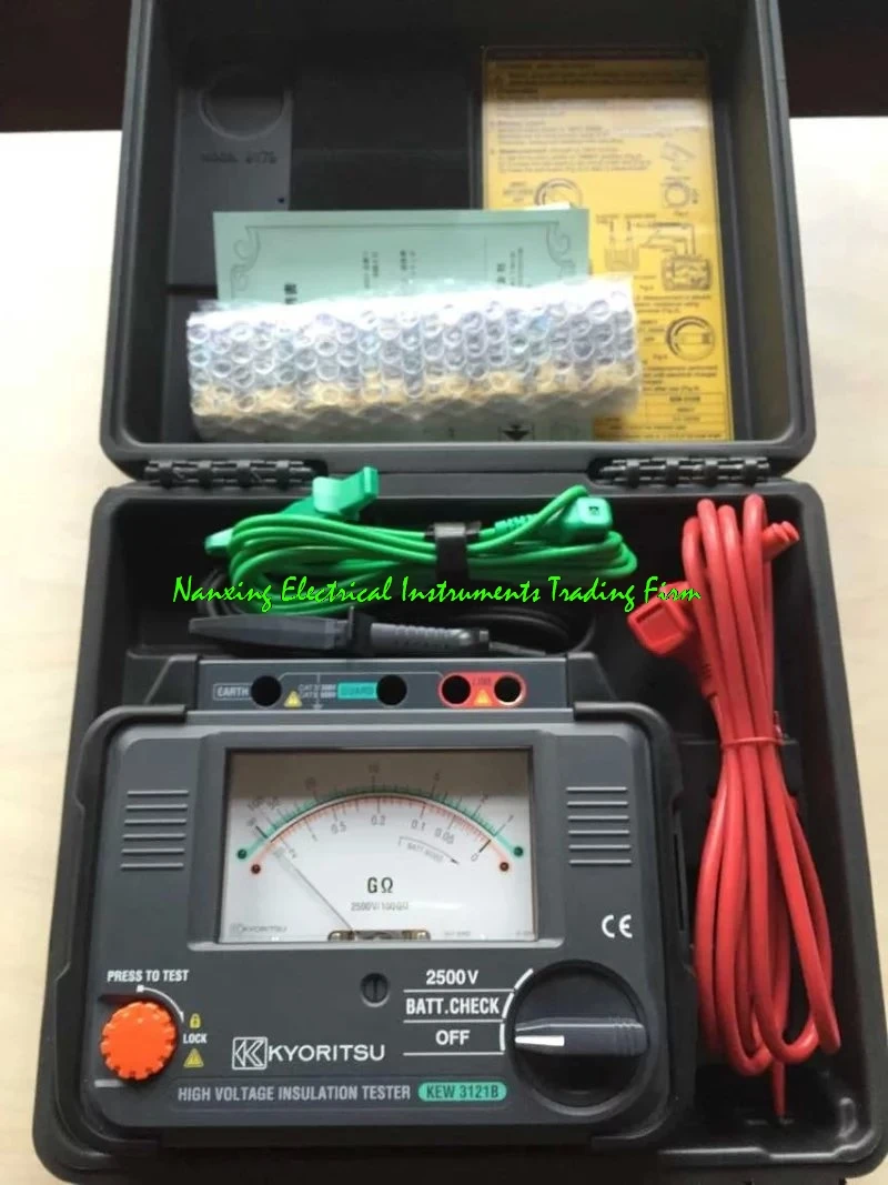 KYORITSU Neue produkt 3121B Analog Hohe Spannung Isolierung Tester ...