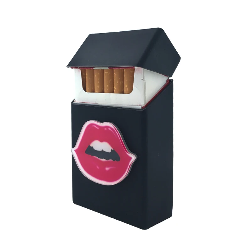 New Cool 3D Badge Silicone Cigarette Box Cigarette Case Cover Smoking ...